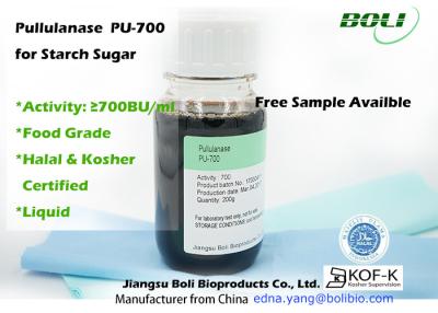 China Food Grade Pullulanase 700 BU/ml Liquid Enzyme for High Glucose Syrup Production for sale