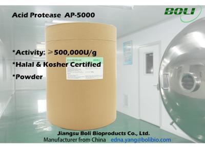 China Acid Protease Enzyme 500000 U/g Feed Grade Halal Kosher Certified Powder for sale