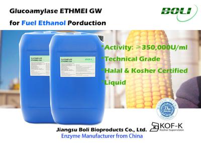 China Liquid Glucoamylase ETHMEI GW Enzymes For Ethanol / Fuel Ethanol Processing for sale
