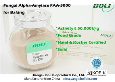 China Fungal Alpha Amylase 50000 U/g Baking Enzyme Non-GMO Food Grade 8% Moisture for sale