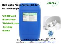 China Food Grade Heat-Stable Alpha Amylase Enzyme 22000 U/ml Liquid Halal Kosher for sale