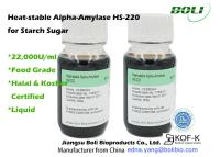China Heat Stable Alpha Amylase 22000 U/ml Liquid for Starch Sugar Production for sale