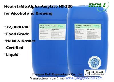 China Liquid Heat Stable Alpha Amylase Decrease Viscosity Of Gelatinous Starch Solution for sale
