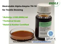 China Liquid Alpha Amylase 180000 U/ml for Textile Desizing Heat Resistant for sale