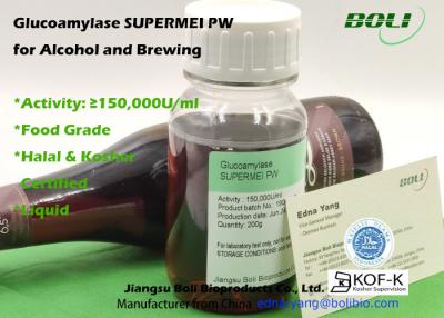 China Liquid Brewing Enzyme Glucoamylase For Saccahrification , High Activity for sale