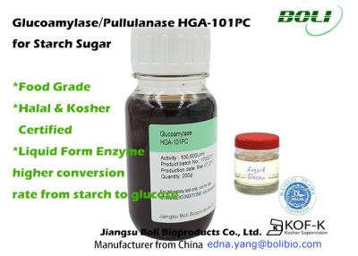 China Glucoamylase Pullulanase Blend Enzyme 100000 U/mL 1400 BU/mL for Starch Sugar Production for sale