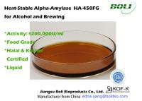 China Alpha Amylase HA-450FG 200000U / Ml Brewing Enzymes for sale