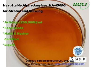 China HA-450FG Kosher Certificcate Amylase Enzyme Brewing for sale