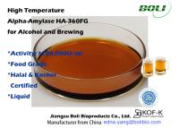 China Alcohol Brewing Industry HA-360FG Alpha Amylase Enzyme for sale