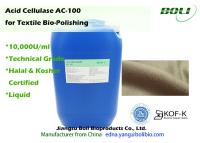 China Liquid Biopolishing Enzymes Acid Cellulase AC - 100 For Textile for sale