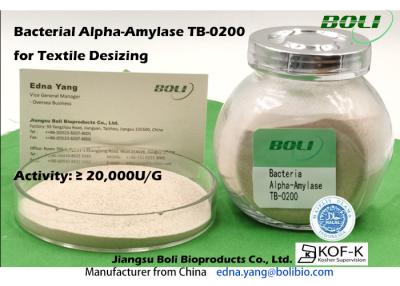 China Powder Alpha Amylase Enzyme For Cotton Silk Synthetic Fabrics for sale