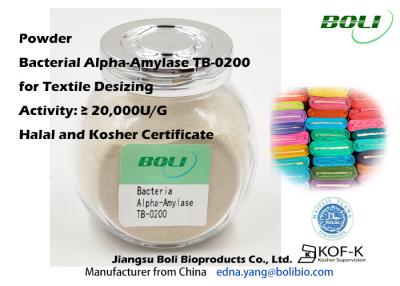 China 20000 U / G Alpha Amylase Enzyme For Desizing Fabrics for sale