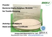China 20000 U / G Alpha Amylase Enzyme For Desizing Fabrics for sale