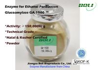 China Powder Glucoamylase Enzyme GA-1500 150000 U / G for sale