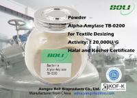 China Industrial Alpha Amylase Enzyme 20000 U/g for Cotton Silk Synthetic Fabrics Desizing for sale