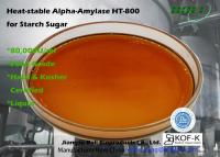China High Activity Heat Stable Liquid Alpha Amylase HT-800 80000U/ml for Food Starch Liquifaction for sale