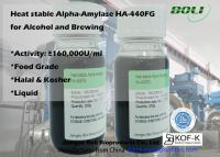 China High Temperature Alpha Amylase HA-440FG 160000 U/mL for Brewing and Alcohol Liquefaction for sale