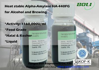 China High Temperature Alpha Amylase HA-440FG 160000 U/mL for Brewing and Alcohol Liquefaction for sale