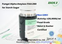 China Non GMO Fungal Alpha Amylase FAA-280 Liquid Food Enzyme for Starch Sugar Industry 50°C for sale