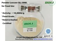 China Food Grade Laccase Enzyme 10000 U/G Light Yellow Powder for Brewing and Juice Processing for sale