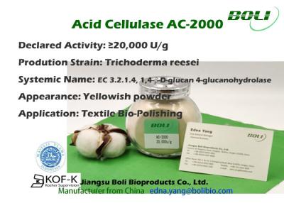 China High Concentration Acid Cellulase Enzyme 20000 U/g for Textile Biopolishing for sale
