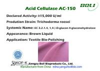 China Commercial Biopolishing Cellulase Enzyme 15000 U/ml Acid Cellulase for Textile Finishing for sale