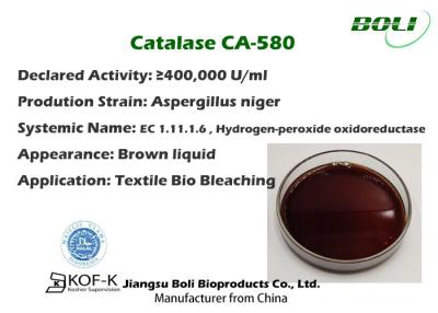 China High Concentration Catalase CA-580 400000 U/mL Industrial Enzyme for Textile Bio Bleaching for sale