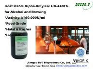 China High Temperature Alpha Amylase 160000 U/mL for Alcohol Brewing Liquefaction Enzyme for sale