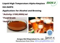 China pH Stability Alpha Amylase Enzyme 360FG for Alcohol Brewing 80-100°C for sale