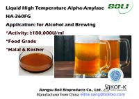 China HA-360FG Alpha Amylase Enzyme for Alcohol Brewing 80-100°C pH 5.0-5.9 for sale