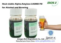 China Non GMO Liquid Alpha Amylase for Alcohol Brewing 85-110°C Heat Stable Enzyme for sale