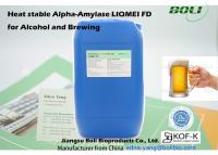 China Non GMO Liquid Alpha Amylase for Alcohol Brewing 85-110°C Heat Stable Enzyme for sale