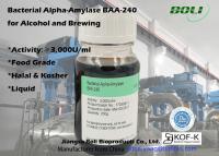 China Liquid Bacterial Alpha Amylase Produced From Bacillus Subtilis Strain Food Enzyme Brewing for sale