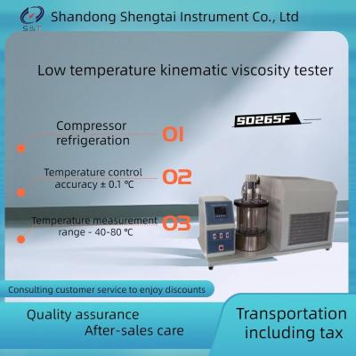 China Low Temperature Kinematic Viscosity Tester ASTM D445 Electric Heating for sale