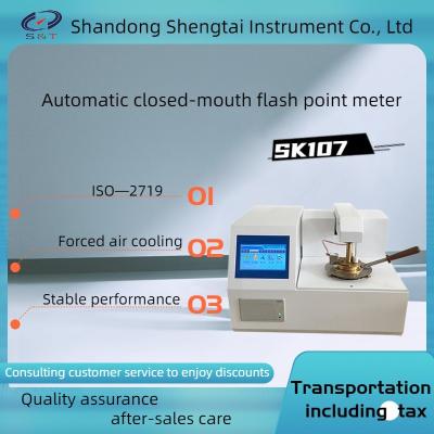 China SK107 fully automatic closed flash point tester, domestically produced sensor, atmospheric pressure calibration for sale