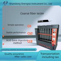 China Crude Fiber Tester Acid Alkali Digestion Method 6 Samples Feed Testing for sale