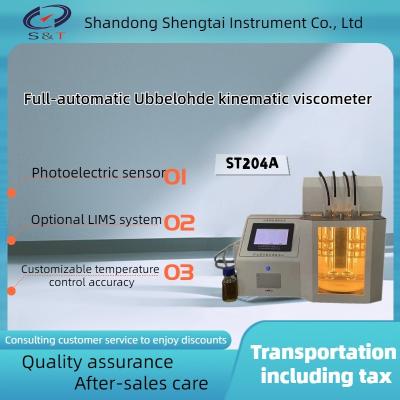 China Pharmaceutical Testing Instruments ST204A Fully automatic Ubbelohde viscosity tester photoelectric sensor detection for sale