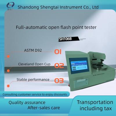 China Automatic Hydraulic Oil open flash point tester Cleveland open cup method the standard ASTMD 92 for sale