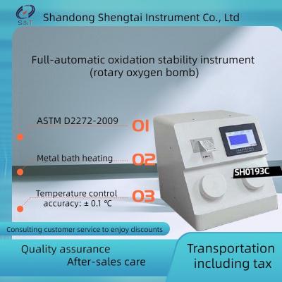 China Automatic rotatfing oxygen bomb tester or Turbine oil test  RPVOT Rotating Pressure Vessel Methodastm d2272 for sale