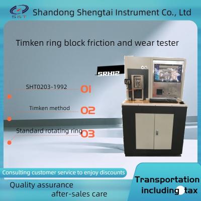 China Timken Ring Block Friction And Wear Testing Machine Ladder Ken Tester SRH12 Lab Test Instruments for sale
