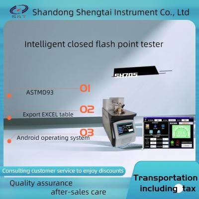 China SH705  Full-automatic closed-mouth flash point tester  The combination of microcomputer technology and Android system for sale