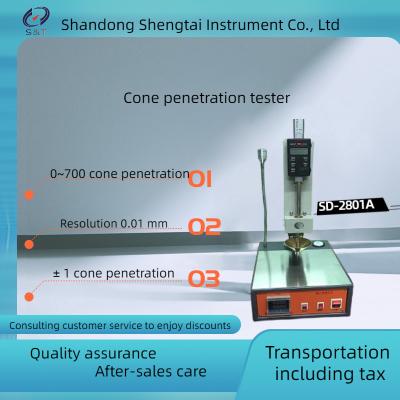 China ASTM D217 Standard Lubricating Grease Cone Penetration Tester SD2801A for sale