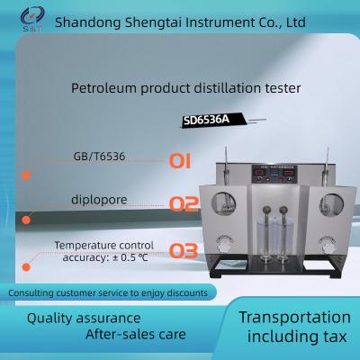 China Ac220v Double Holes Petroleum Distillation Apparatus Gb/T6536 Standard for sale