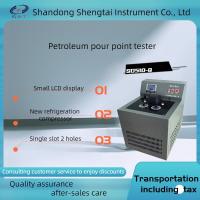 China Manual Petroleum Pour Point Tester SD510-Q Alcohol Bath Dual Bore GB/T510 for sale