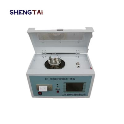 China Insulating Oil Dielectric Loss And Resistivity Tester SH115B ( Automatic Cleaning )  AC-DC-AC for sale