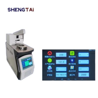China Intelligent Open Flash Point Tester SH707 Internet Plus Technology Android System for sale