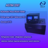 China Oil Automatic Pour Point Tester Lube Oil Testing Equipmen ASTM D97 for sale