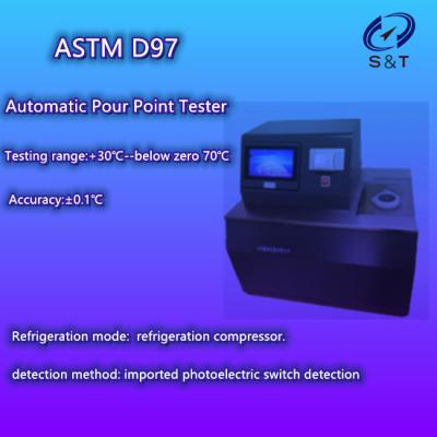 China Oil Automatic Pour Point Tester Lube Oil Testing Equipmen ASTM D97 for sale