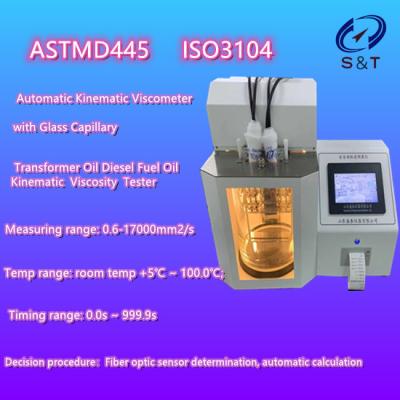 China ASTM D445 Auto Kinematic Viscometer Glass Capillary Transformer Oil Testing Equipment for sale