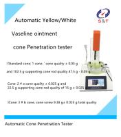 China Pharmaceutical Testing Instruments Automatic Vaseline Ointment Cone Penetration Tester for sale